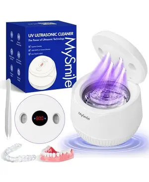 MYSMILE Ultrasonic Retainer Cleaner - White