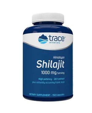 TRACE MINERALS Shilajit 1000mg Mineral Supplement Support For Brain Health & Immune Function - No Color