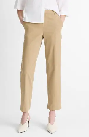 Vince Avery Mid Rise Chino Pants - Desert
