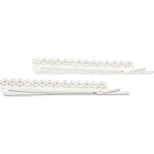 NUME Pearl Hair Pin Set - Silver