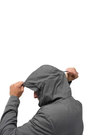 NOMATIC Outset Hooded Water Resistant Travel Jacket - Gray