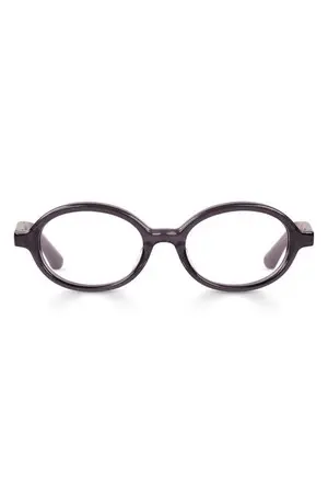 Eyebobs Look Out 54mm Oval Reading Glasses - Charcoal Grey Crystal