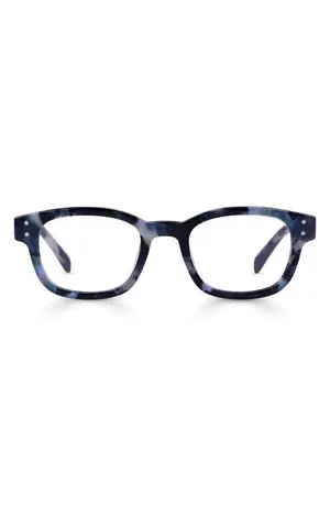 Eyebobs Eyebobs Biff Square Reading Glasses Blueberry Tortoise