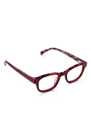 Eyebobs Biff Square Reading Glasses - Poppy Red Tortoise