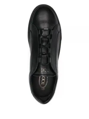 TOD'S Leather Sneakers - Black