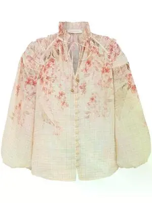 Zimmermann Illuminate Blouse - Neutrals