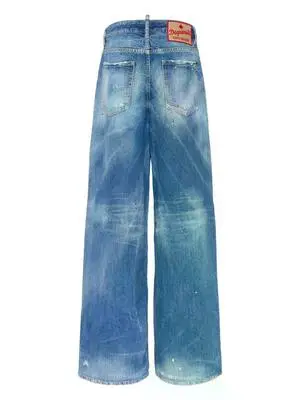 Dsquared2 Wide-leg Jeans - Blue
