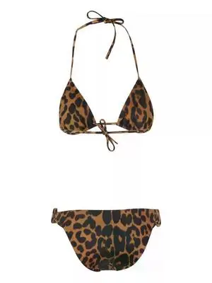 TOM FORD Leopard-print Bikini - Brown