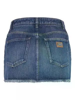 Dolce & Gabbana Mini Denim Skirt - Blue