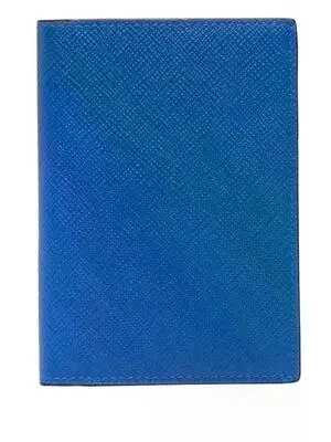Smythson Panama Passport Holder - Blue