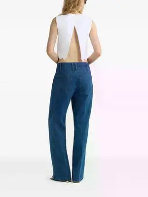 PATOU Poplin Crop Top