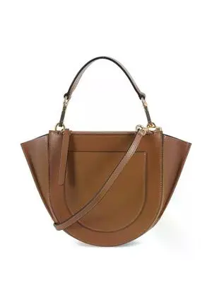 WANDLER Mini Hortensia Tote Bag - Brown