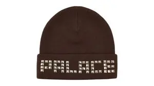 PALACE Studded Beanie - Brown