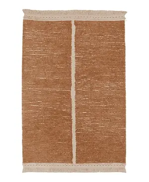 LORENA CANALS Reversible Reversible Washable Duetto Area Rug, 4'7 X 6'7 - Toffe
