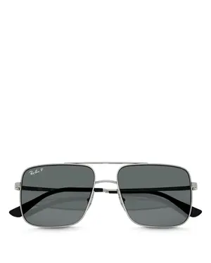 Ray-ban Square Sunglasses - Silver