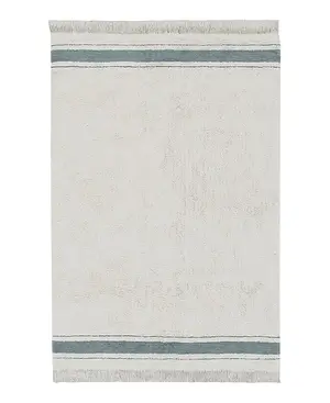 LORENA CANALS Little Chef Washable Gastro Area Rug, 4'7 X 6'7 - Natural/teal