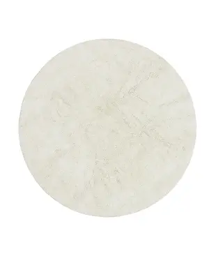 LORENA CANALS Silhouette Woolable Round Round Area Rug, 5'11 X 5'11 - Natural