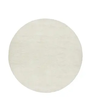 LORENA CANALS Silhouette Woolable Rond Round Area Rug, 9'10 X 9'10 - Natural