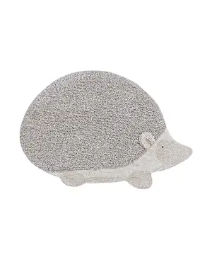 LORENA CANALS Animal Rugs Washable Animal Hedgehog Novelty Area Rug, 3' X 4'3 - Gray/ Line