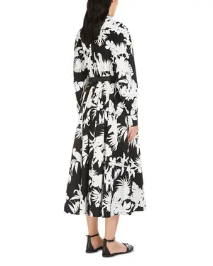 Max Mara Ussel Printed Belted Dress