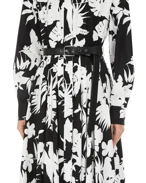 Max Mara Ussel Printed Belted Dress
