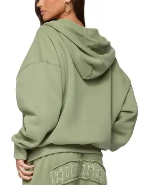 EDIKTED Oversized Hoodie - Olive