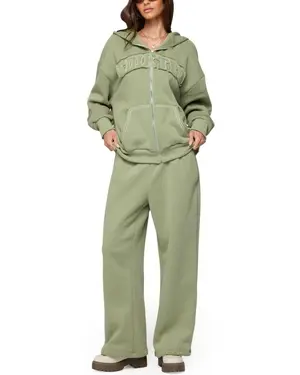 EDIKTED Oversized Hoodie - Olive