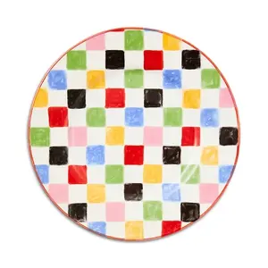 MACKENZIE-CHILDS Check Dinner Plate - Multi