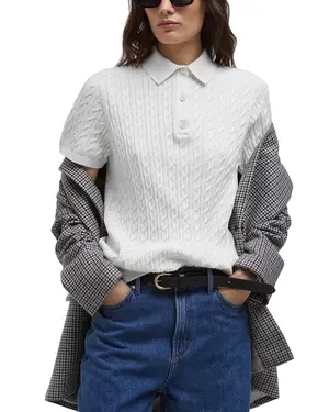 Barbour Hartland Knitted Polo Sweater