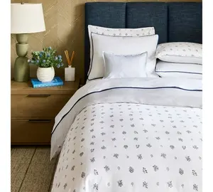 DOMANI HOME Feuille Bluer Linen Set 4 Piece Set