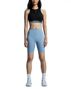 On Train 2-in-1 Crop Top - Black