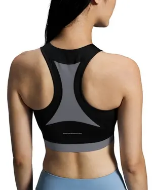 On Train 2-in-1 Crop Top - Black