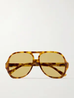 Chloé Salomé Aviator-style Sunglasses - Tortoiseshell
