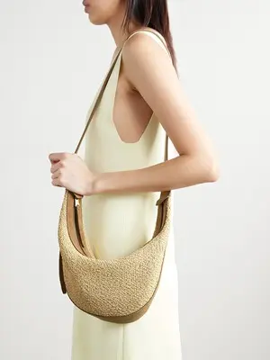 Khaite Augustina Raffia Shoulder Bag