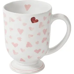 JULISKA Love You More Footed Mug - Pink