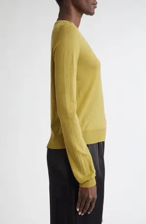 Rick Owens Biker Level Virgin Wool Sweater