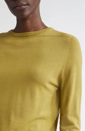 Rick Owens Biker Level Virgin Wool Sweater