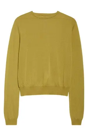 Rick Owens Biker Level Virgin Wool Sweater