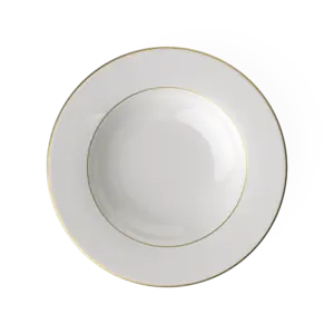 VILLEROY & BOCH Anmut Gold Rim Soup - White