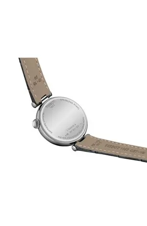 TISSOT Desir Leather Strap Watch - Black