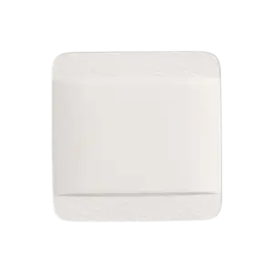VILLEROY & BOCH Manufacture Rock Blanc Square Dinner Plate - White