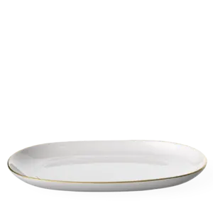 VILLEROY & BOCH Anmut Gold Pickle Dish/gravy Stand - White