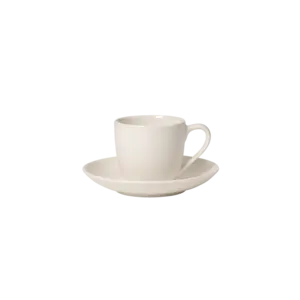 VILLEROY & BOCH For Me Espresso Cup & Saucer Set Of 2 - White