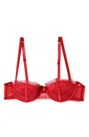 ETAM Mascarade Push-up Balconette Bra - Red