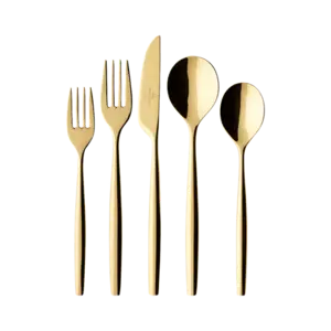 VILLEROY & BOCH Metrochic D'or 5 Piece Place Setting - Gold