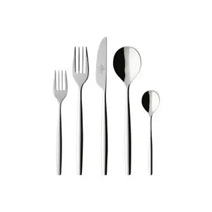 VILLEROY & BOCH Metrochic 20 Piece Place Setting Flatware - Stainless Steel