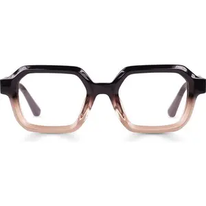 Eyebobs Eyebobs Eye-con Square Eyeglasses Black To Antique Crystal Fade