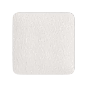 VILLEROY & BOCH Manufacture Rock Blanc Square Serving/gourmet Plate - White