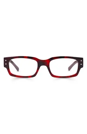 Eyebobs Eyebobs Head Rectangular Reading Glasses Cherry Red Tortoise