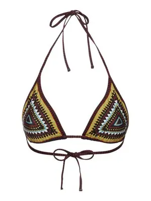 La DoubleJ Doric Bikini Top - Doric Placée Black